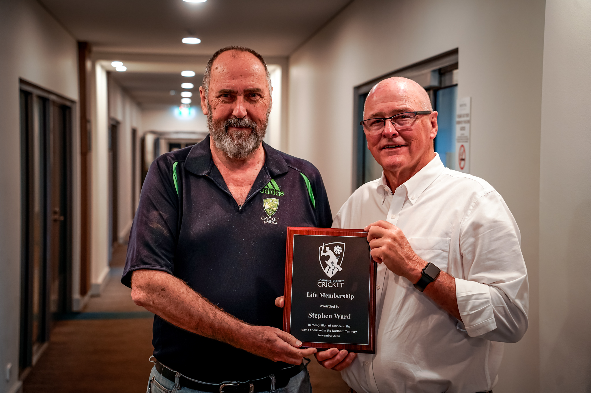 Stephen Ward Awarded Life Membership of NTC | Northern Territory Cricket